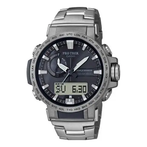 Casio Analog Sports Watch With Solar Power And Shock Resistance - Grey