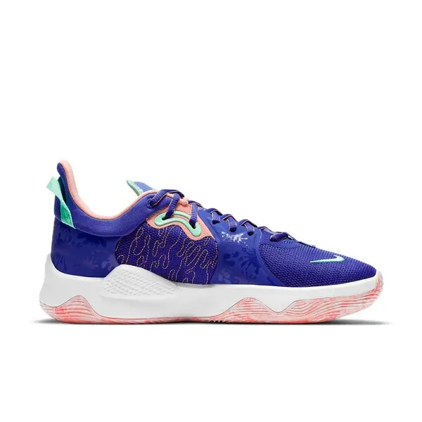 Nike Pg 5 'la Drip' Basketball Sneakers - Blue/pink