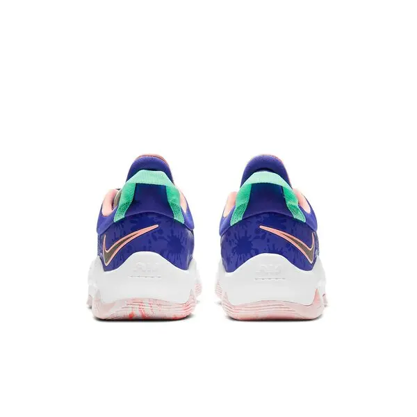 Nike Pg 5 'la Drip' Basketball Sneakers - Blue/pink