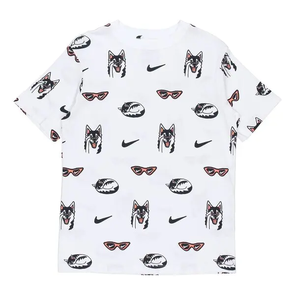 Nike All-over Print T-shirt - White