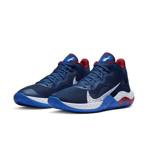 Nike Renew Elevate Athletic Sneakers - Bluewhitered