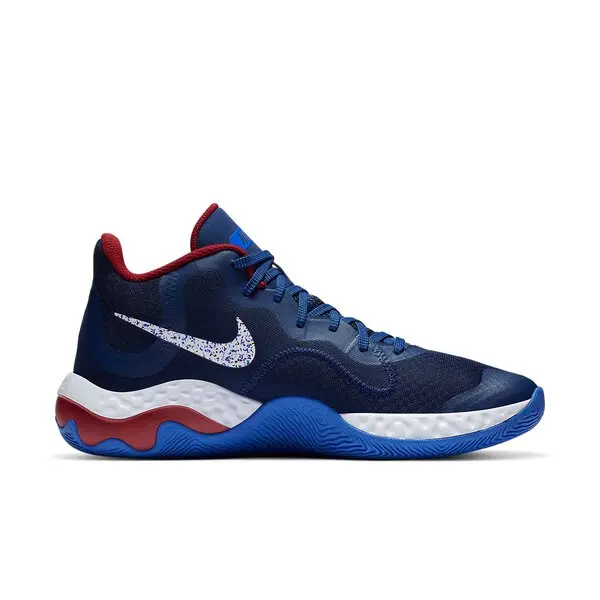Nike Renew Elevate Athletic Sneakers - Bluewhitered