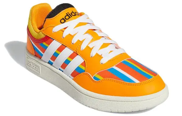 Adidas Hoops 3.0 Low Top Sneakers - Orange/blue/white