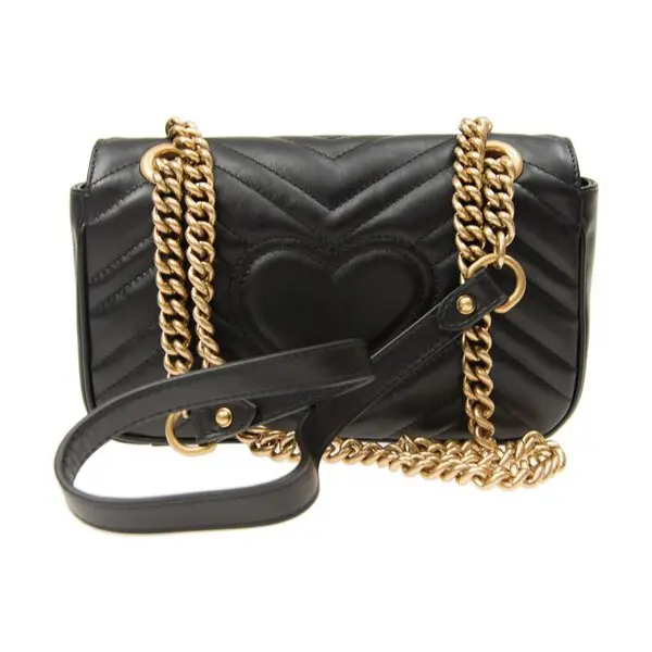 Gucci Gg Marmont Quilted Leather Mini Shoulder Bag