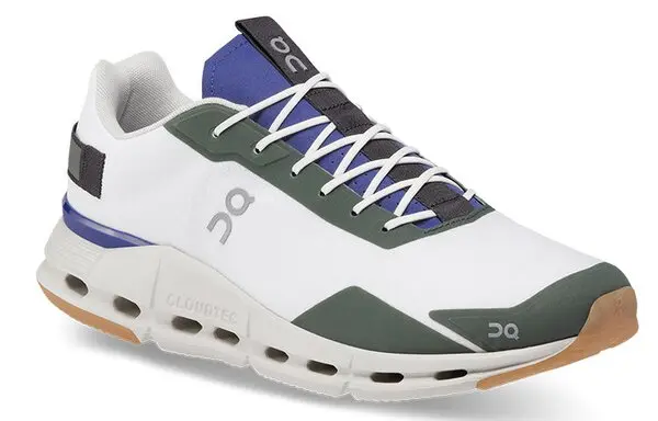 On Cloudnova Form Sneakers - White/indigo