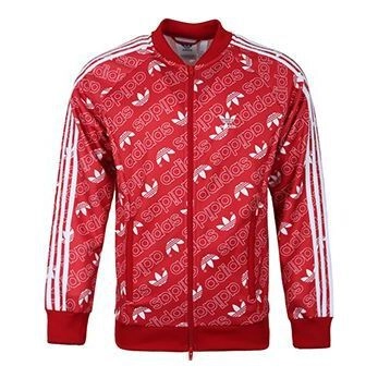 Adidas Originals Monogram Track Jacket - Red