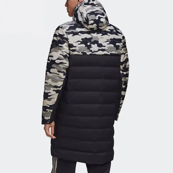 Adidas Manchester United Hooded Camouflage Down Jacket