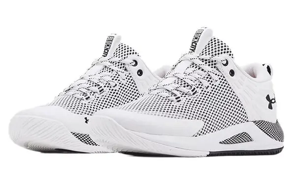Under Armour Hovr Block City Low Top Sneakers - White/black