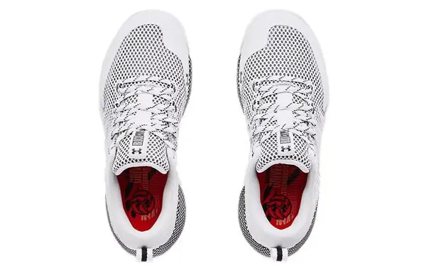 Under Armour Hovr Block City Low Top Sneakers - White/black
