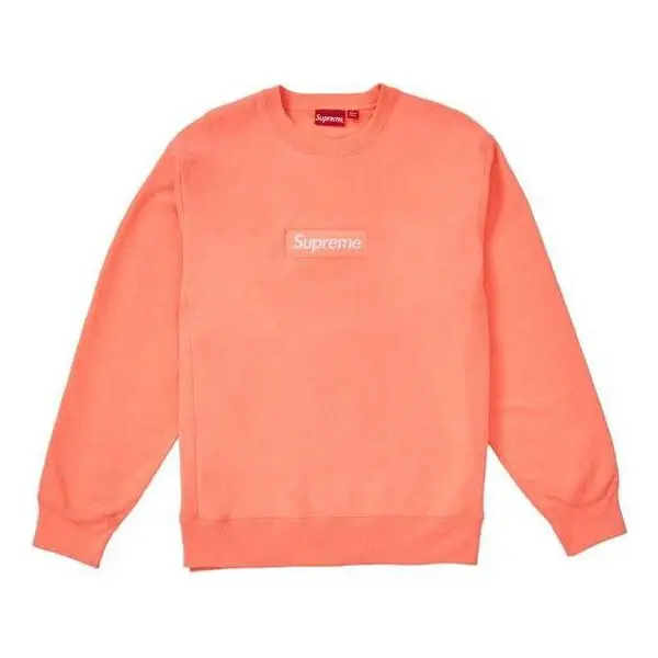 Supreme Fw18 Box Logo Crewneck Sweater - Pink