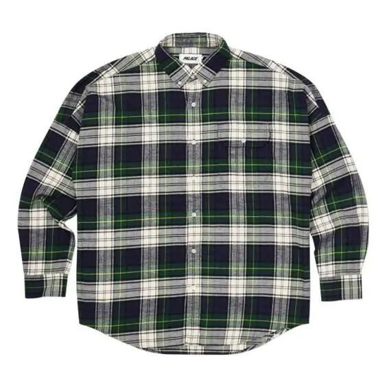 PALACE Lapel Long-sleeved Shirt - Green
