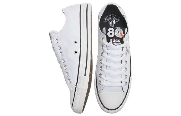CONVERSE Bugs Bunny X Chuck Taylor All Star Low Top Sneakers - White/grey