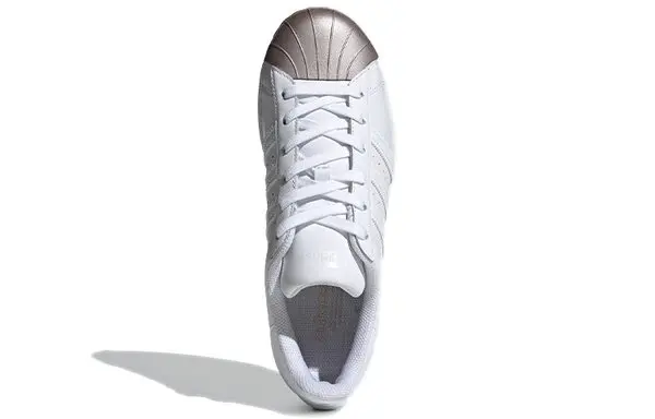 Adidas Superstar "metallic Copper Toe" Sneakers - White
