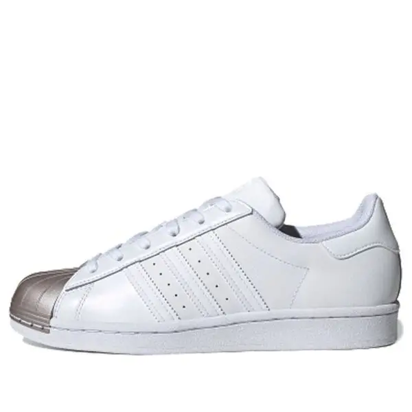 Adidas Superstar "metallic Copper Toe" Sneakers - White
