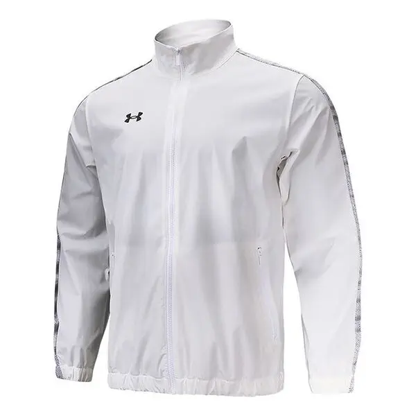 Under Armour Sportstyle Woven Full Zip Jacket - White