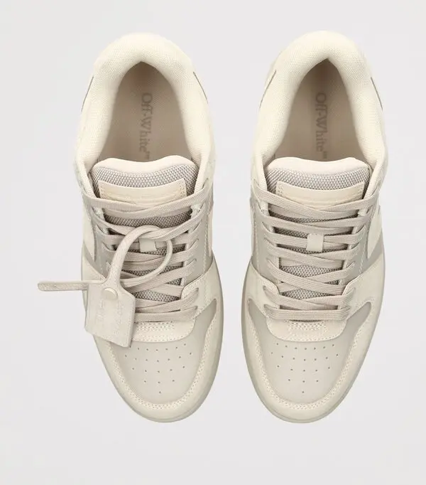 Off-White Suede Out Of Office Sneakers - Beige