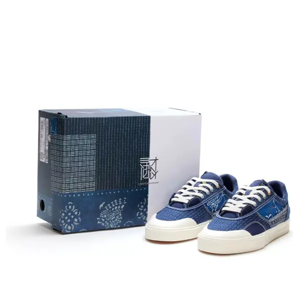 LI-NING Wave Pro Low 50/50 Sneakers - Blue/white