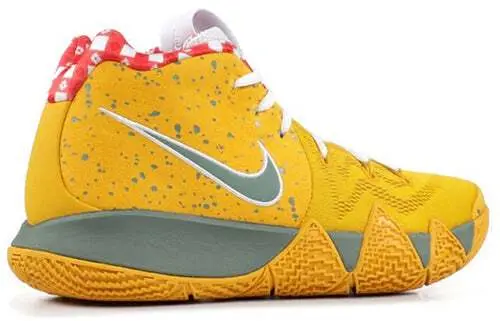 Nike Kyrie 4 "yellow Lobster" Sneakers - Yellow/gray