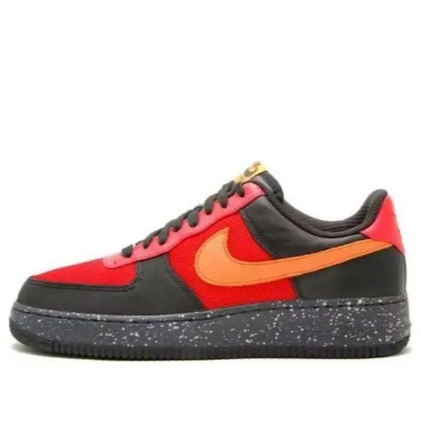Nike Force 1 Premium 'black Mandarin - Black/red