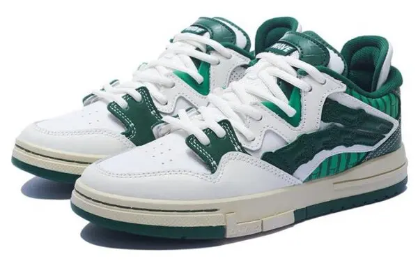 LI-NING Wave Pro "bamboo" Sneakers - White/green