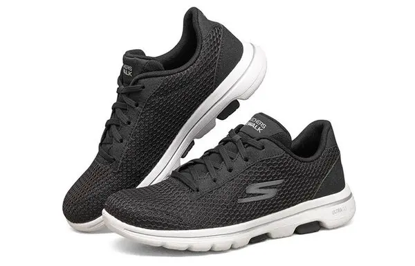 Sketchers Go Walk 5 Sneakers - Black/white