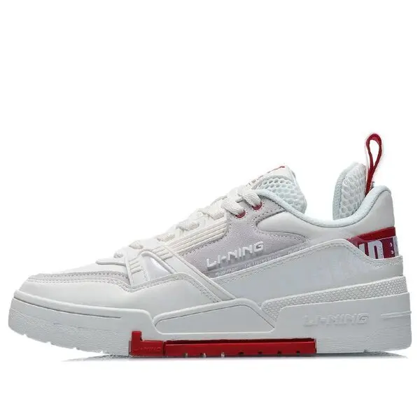 LI-NING 001 Btc Sneakers - White/red
