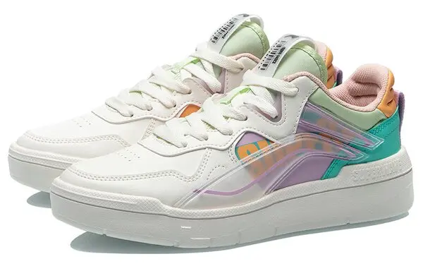 LI-NING Superwave Low Sneakers - White/purple/green