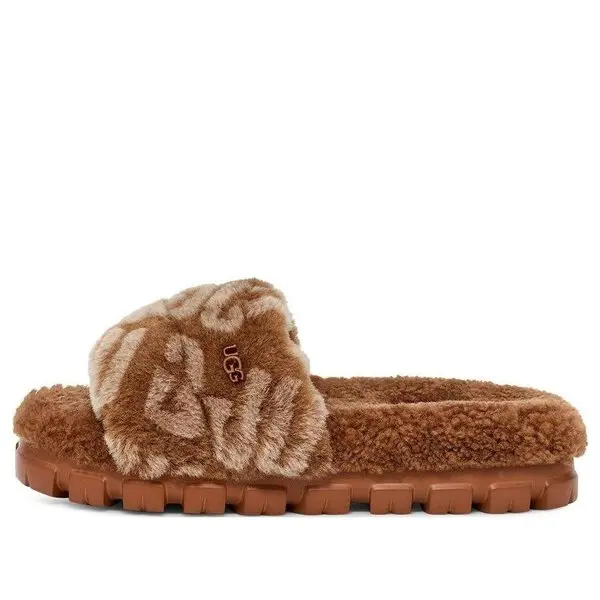 UGG Logo Slides - Brown