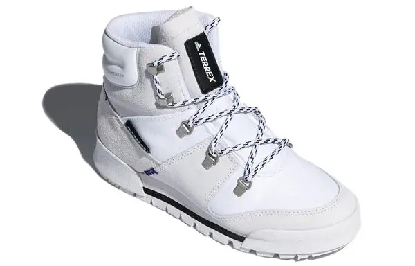 Adidas Snowpitch Cw High Top Sneakers - White/black