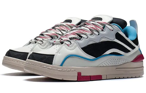 LI-NING Superwave Golden "white Blue Grey" Sneakers - White/blue/grey