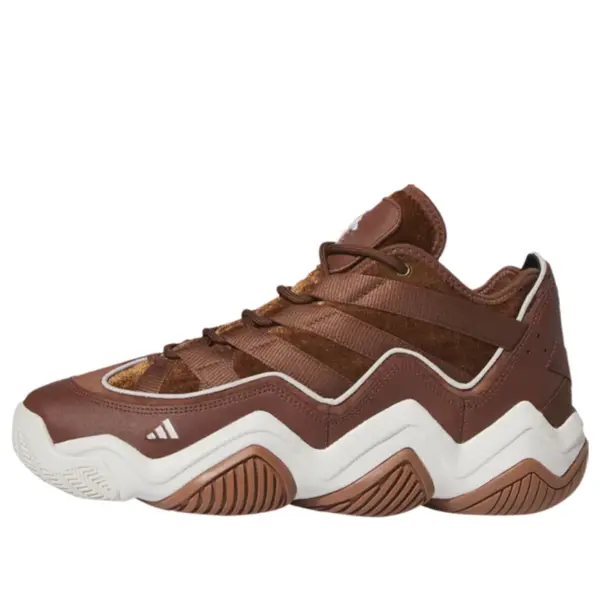 Adidas Top Ten 2010 Velour High-top Sneakers - Brown/white