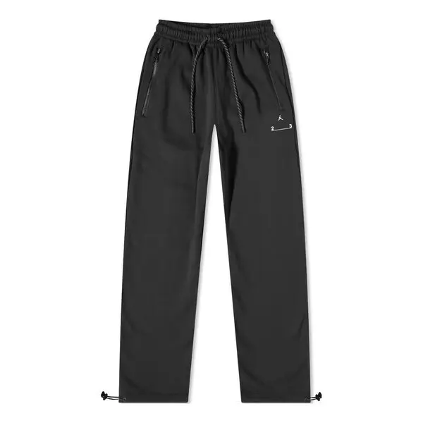 JORDAN Solid Color Casual Sports Pants - Black