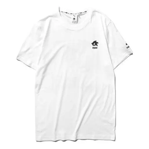 PUMA X Sonic Graphic Short Sleeve Tee - White