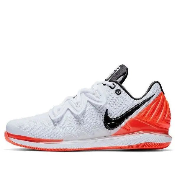 Nike Zoom Vapor X Kyrie 5 Hot Lava Sneakers - White/orange