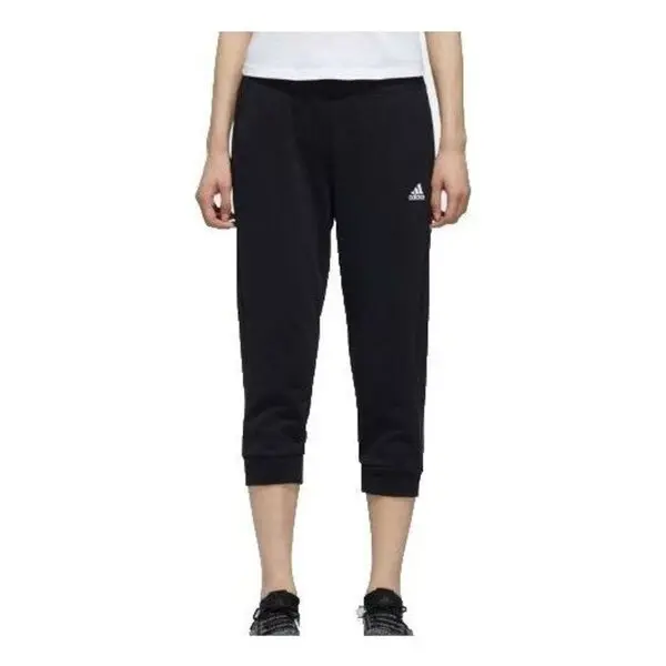 Adidas 3/4 Knitted Pants - Black