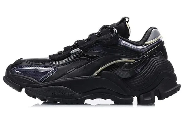 LI-NING Aurora Skywalker Y2k Paris Fashion Week Sneakers - Black