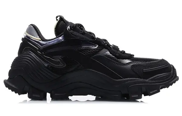 LI-NING Aurora Skywalker Y2k Paris Fashion Week Sneakers - Black