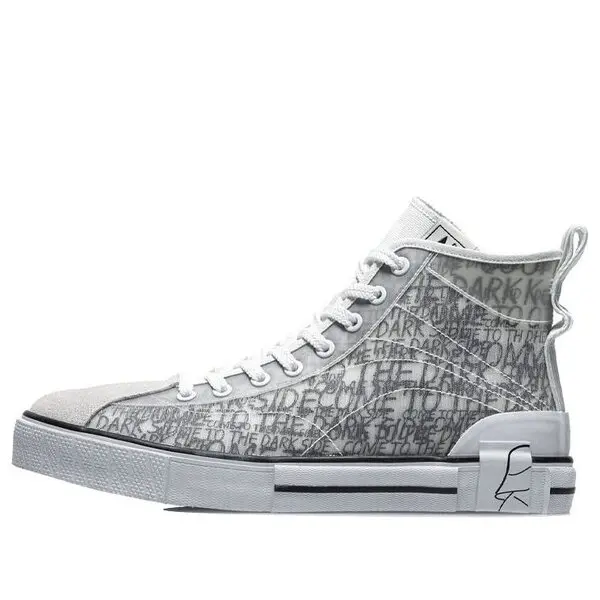 LI-NING X Star Wars Canvas Hi Shoes - Grey/white