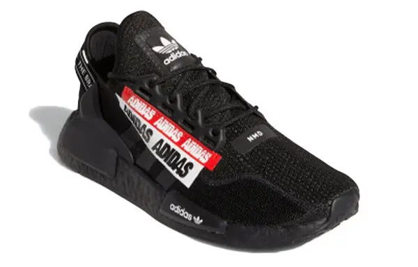 Adidas Nmd_r1 V2 "core Red" Sneakers - Black