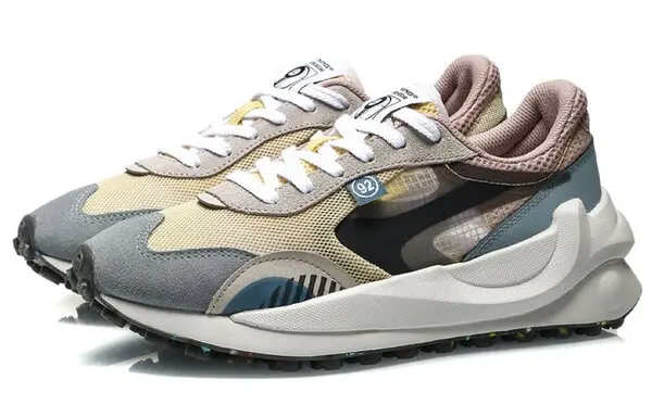 LI-NING Eternal 92" Sneakers - Yellow/blue/grey