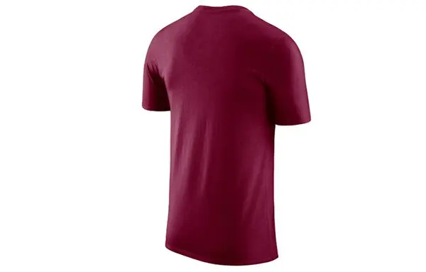 Nike 2018 Nba Cleveland Cavaliers Basketball Casual Short Sleeve - Wine Red