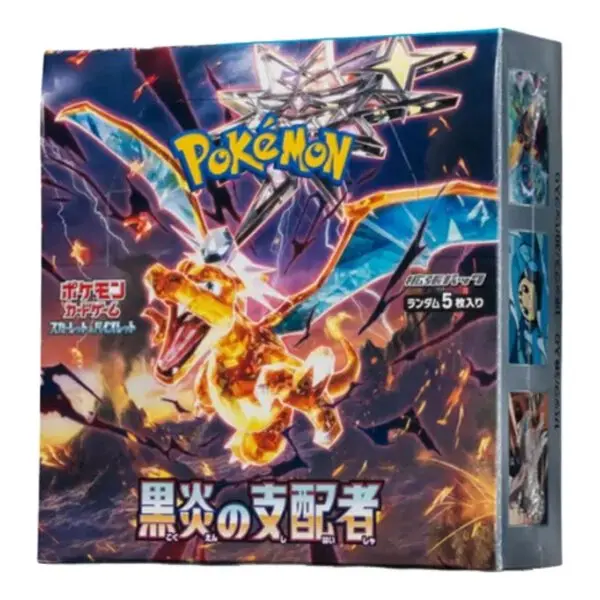 POKEMON Card Jp Scarlet & Violet Expansion Pack Box 'ruler Of The Black Flame - Multi-color