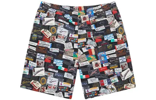 Supreme Ss21 Labels Pique Short