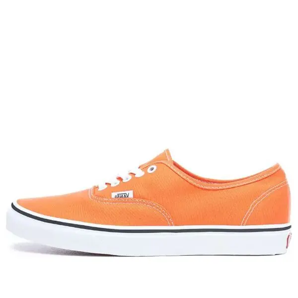 VANS Authentic Flame Sneakers - Orange/white