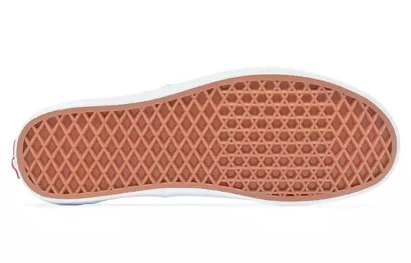 VANS Authentic Flame Sneakers - Orange/white
