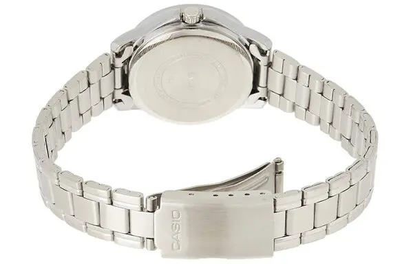Casio Stainless Steel Quartz Analog Watch - Silver