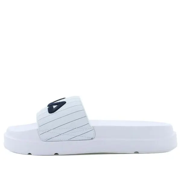 FILA Striped Logo Slip-on Slides