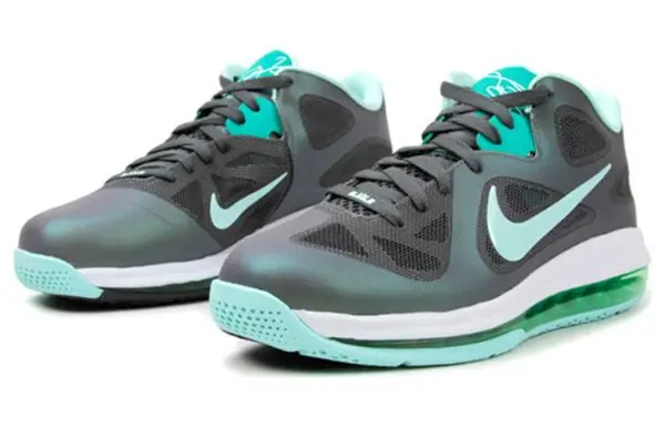 Nike Lebron Low 'easter' Athletic Sneakers - Dark Grey/mint/grey