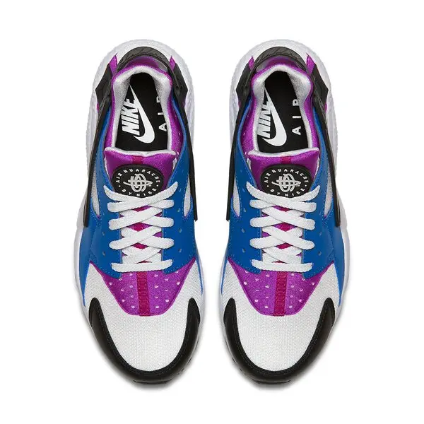 Nike Huarache Sneakers - Black/white/blue
