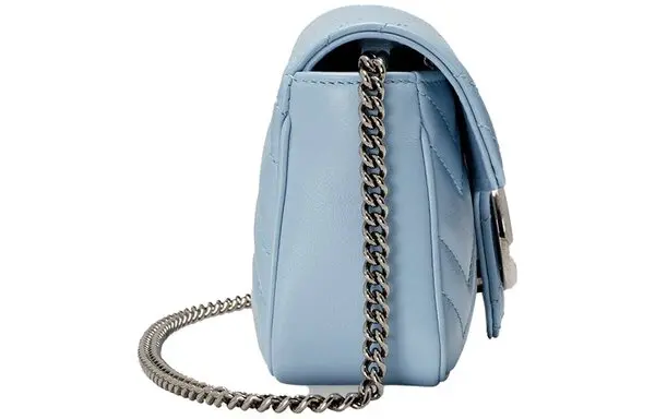 Gucci Gg Marmont Super Mini Bag - Blue